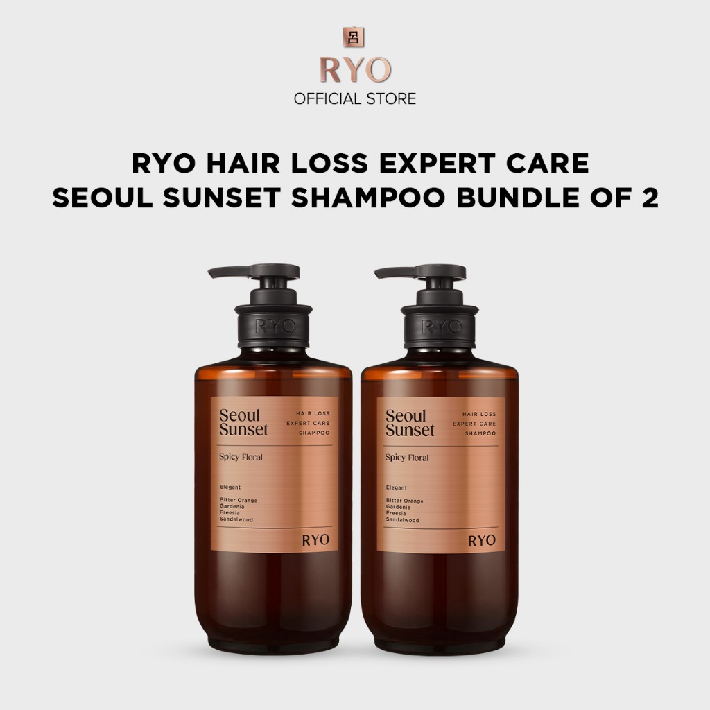 Ryo [Bundle of 2] Hair Loss Expert Care Perfume Shampoo - Seoul Sunset ...
