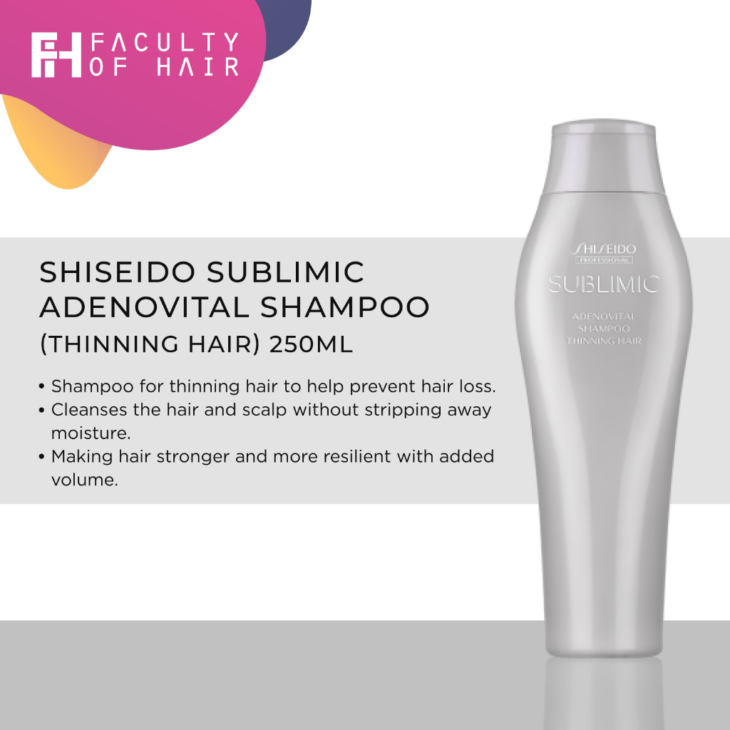 Shiseido Sublimic Adenovital Shampoo (250ml) | Shopee Singapore