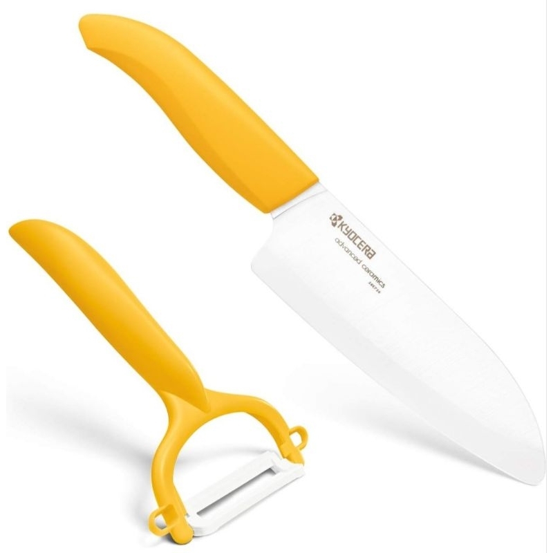 Kyocera Advanced Ceramicc Revolution Series 5-1/2-inch Santoku Knife ...