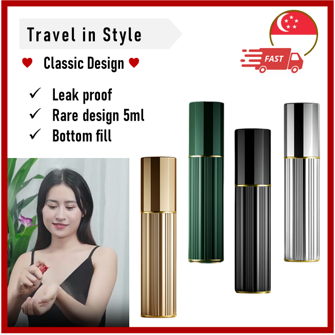 [SG Stock] 5ml Refillable Perfume Atomiser Leak-Proof [Gift Box] TSA ...