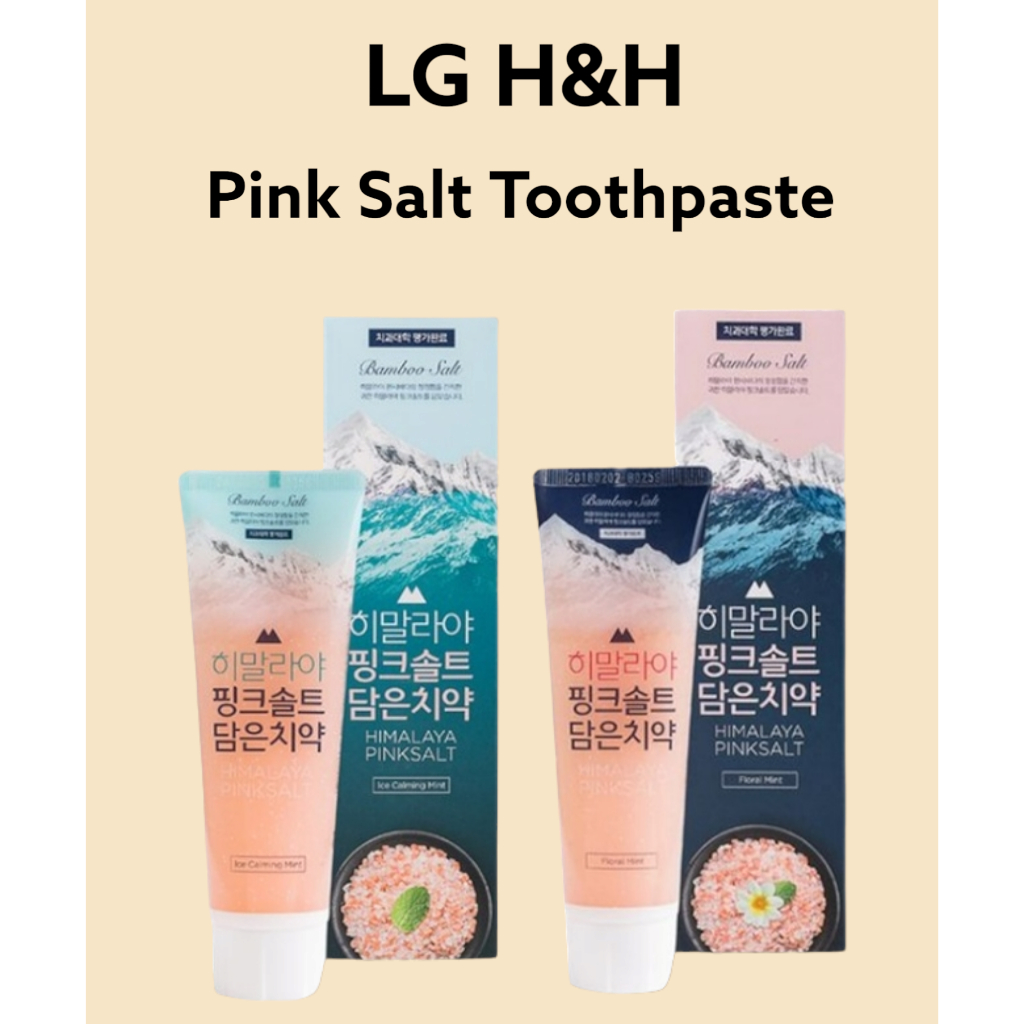 [LG H&H] Himalayan pink salt toothpaste 100g | Shopee Singapore