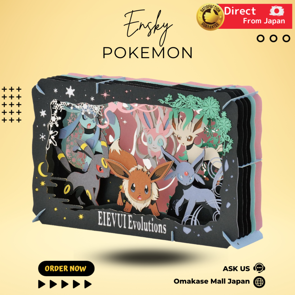 ENSKY Pokemon Eevee Evolutions 2 Paper Theater | Shopee Singapore