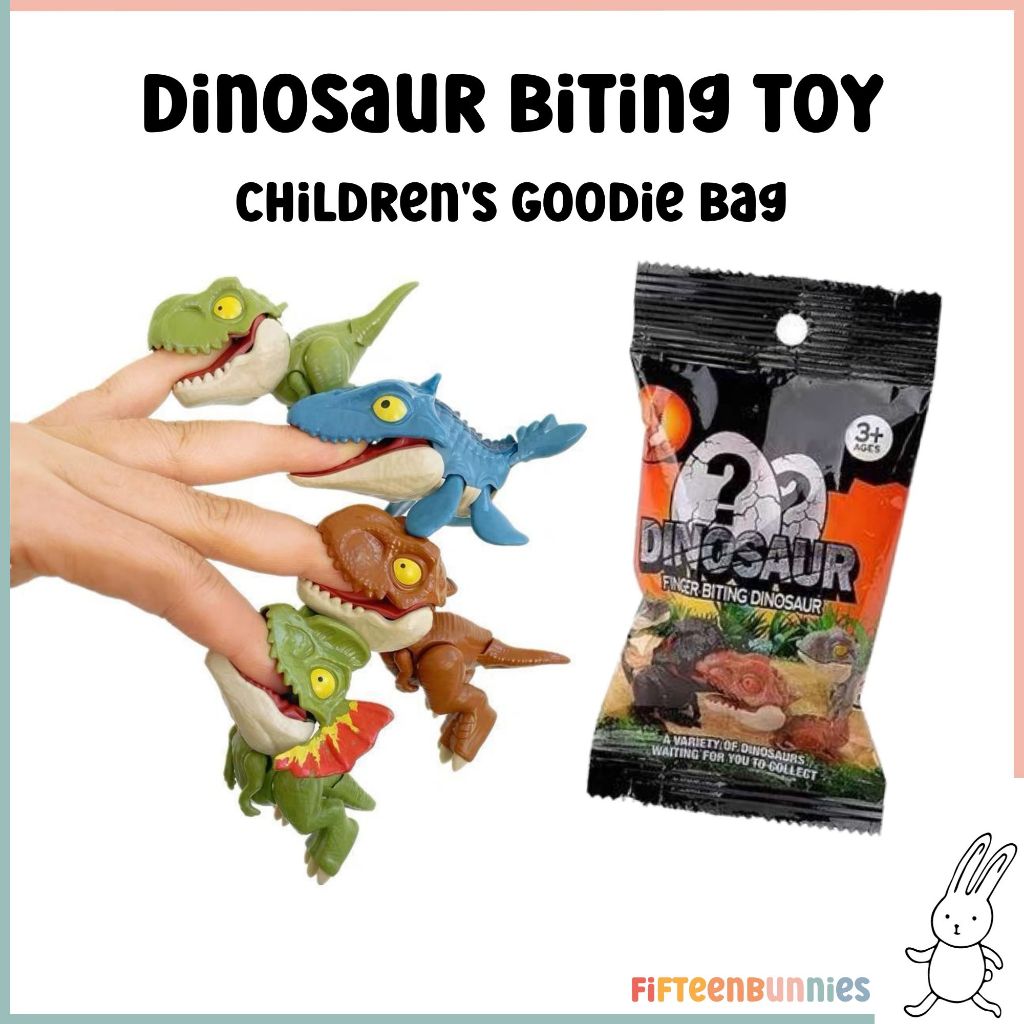 [SG STOCK] Dinosaur Finger Biting Toy | Dinosaur Mystery Bag | Dinosaur ...