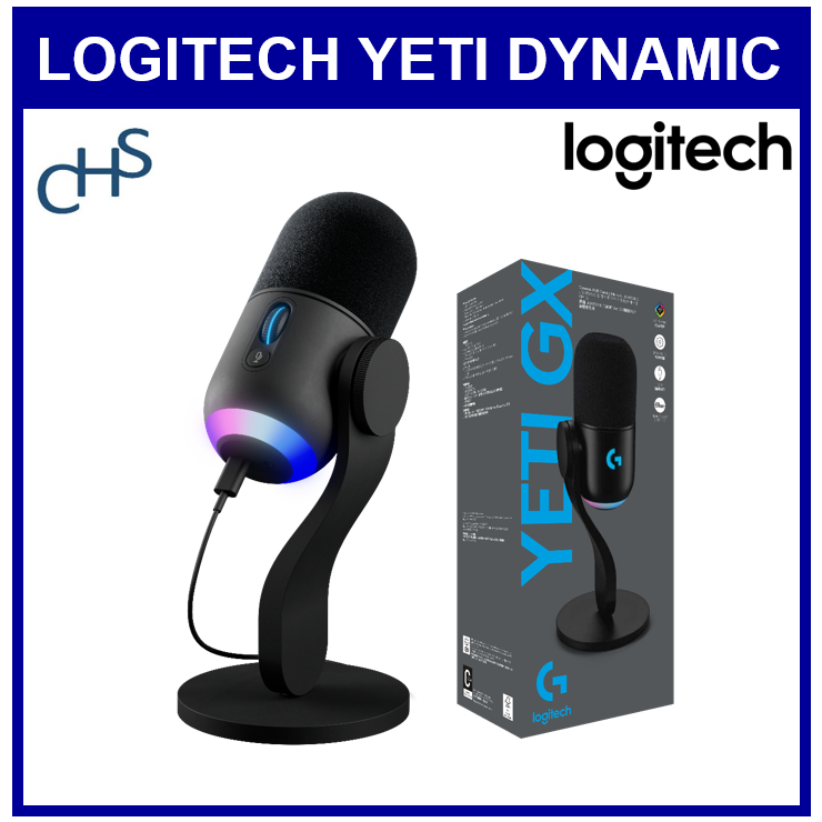 Logitech Yeti GX Gaming Microphone Dynamic RGB Gaming Microphone with ...
