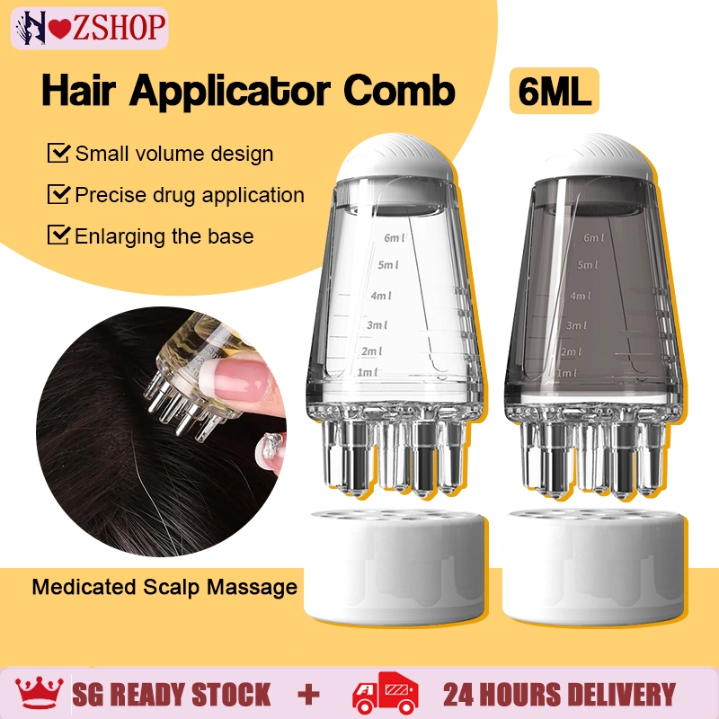 【SG】Mini Portable Scalp Applicator Hair Growth Treatment Head Massager ...