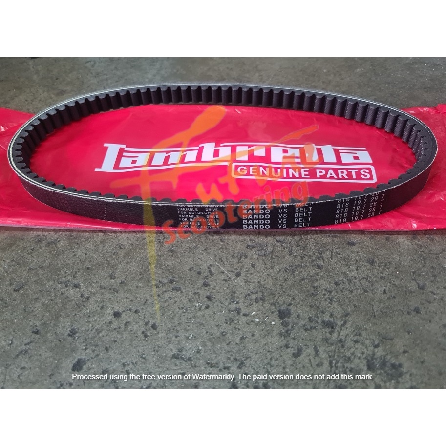 Lambretta V200 Transmission Belt / Drive Belt / vbelt (Genuine ...