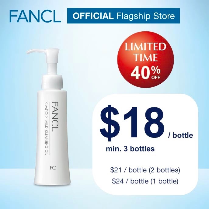 FANCL Mild Cleansing Oil 120ml | Shopee Singapore