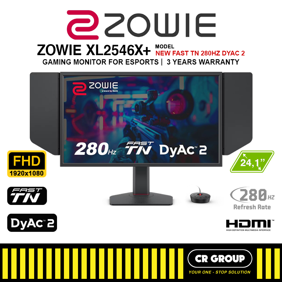 ZOWIE XL2546X+ New Fast TN 280Hz DyAc 2 Gaming Monitor (3 Yrs Warranty ...