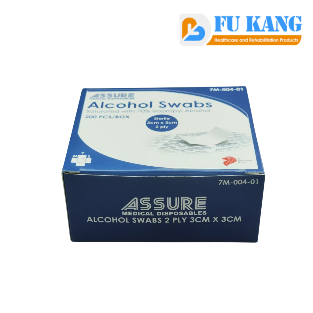 ASSURE Alcohol Swab 2ply 3cm X 3cm, 200 Pcs/Box | Shopee Singapore