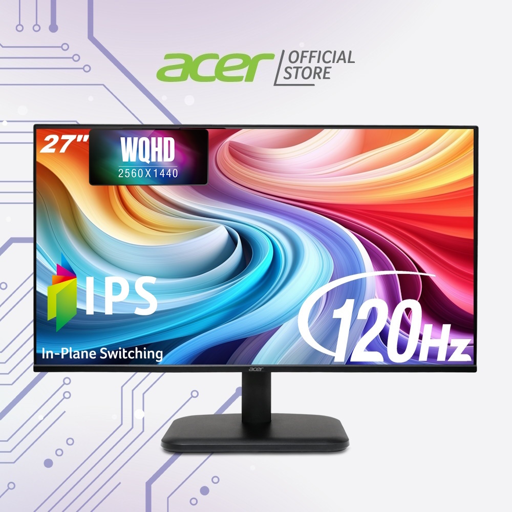 [New 2025 Model] Acer EK1 Series EK271U G0 27-Inch WQHD IPS with 120Hz ...