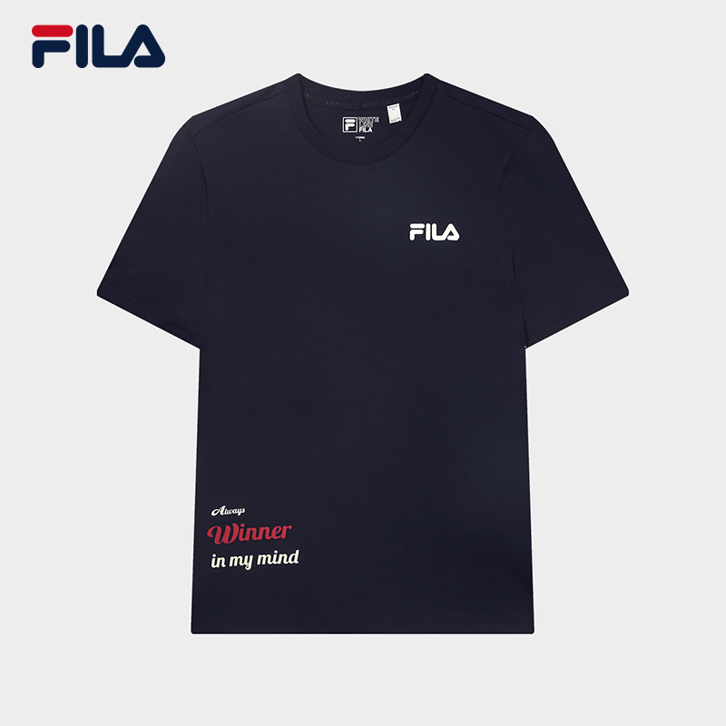 FILA CORE Men's COURT LEGEND ORIGINALE Short Sleeve T-shirt in Blue ...