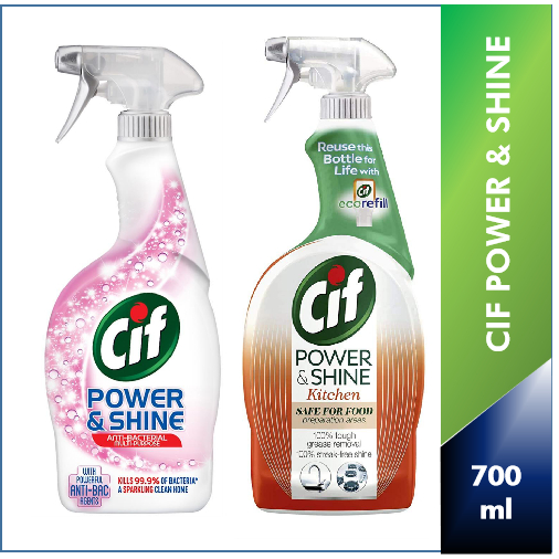 Cif Power & Shine Antibacterial Multi Purpose / Kitchen Surface Cleaner ...