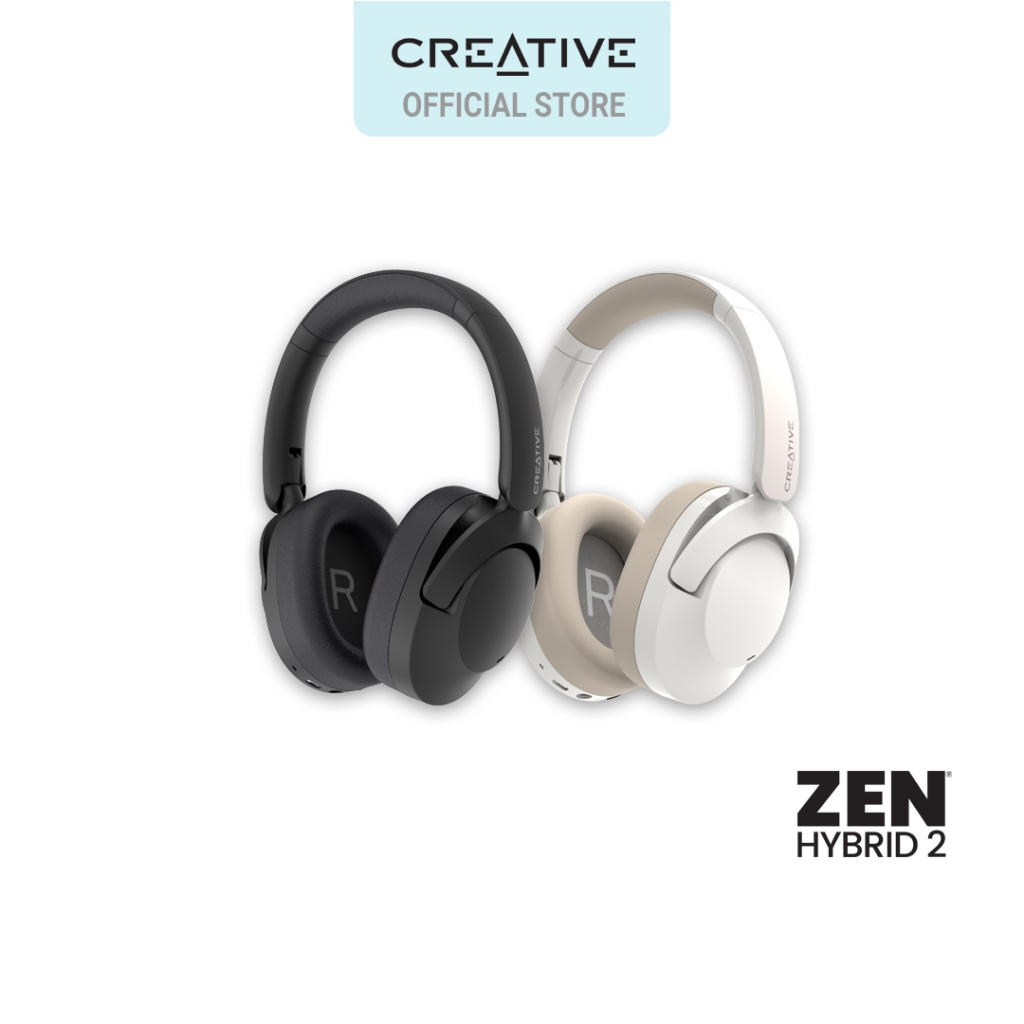 Creative Zen Hybrid 2 - Wireless Over-ear Headphones with Hybrid ANC ...