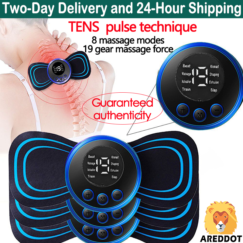[SG]Electric Pulse Neck Massager 8 Modes 19 Gears Cervical Back Muscle ...