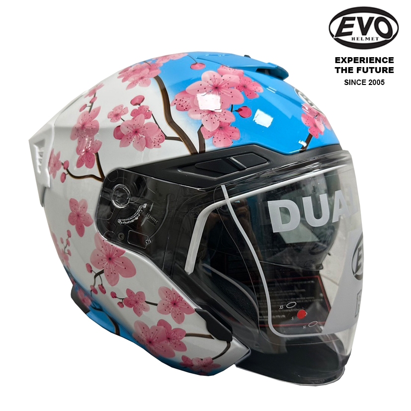 EVO RS9 Sakura Helmet (FREE EVO RS9 HELMET & HEVIK HELMET BAG) | Shopee ...