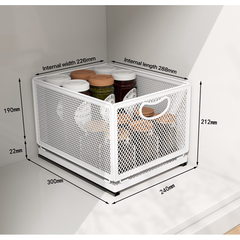 Cabinet drawer pull-out rack sorting storage rack Sliding Cabinet ...