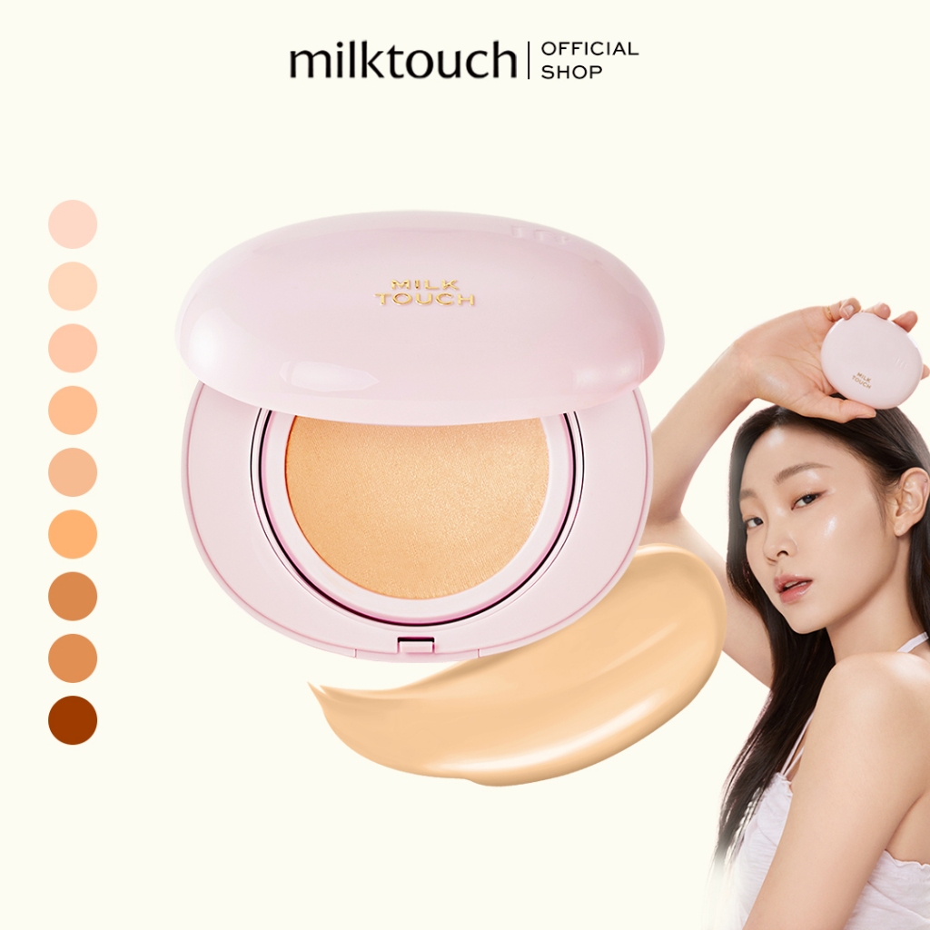[milktouch]★9 SHADES★ All-Day Skin Fit Milky Glow Cushion 15g | Shopee Singapore