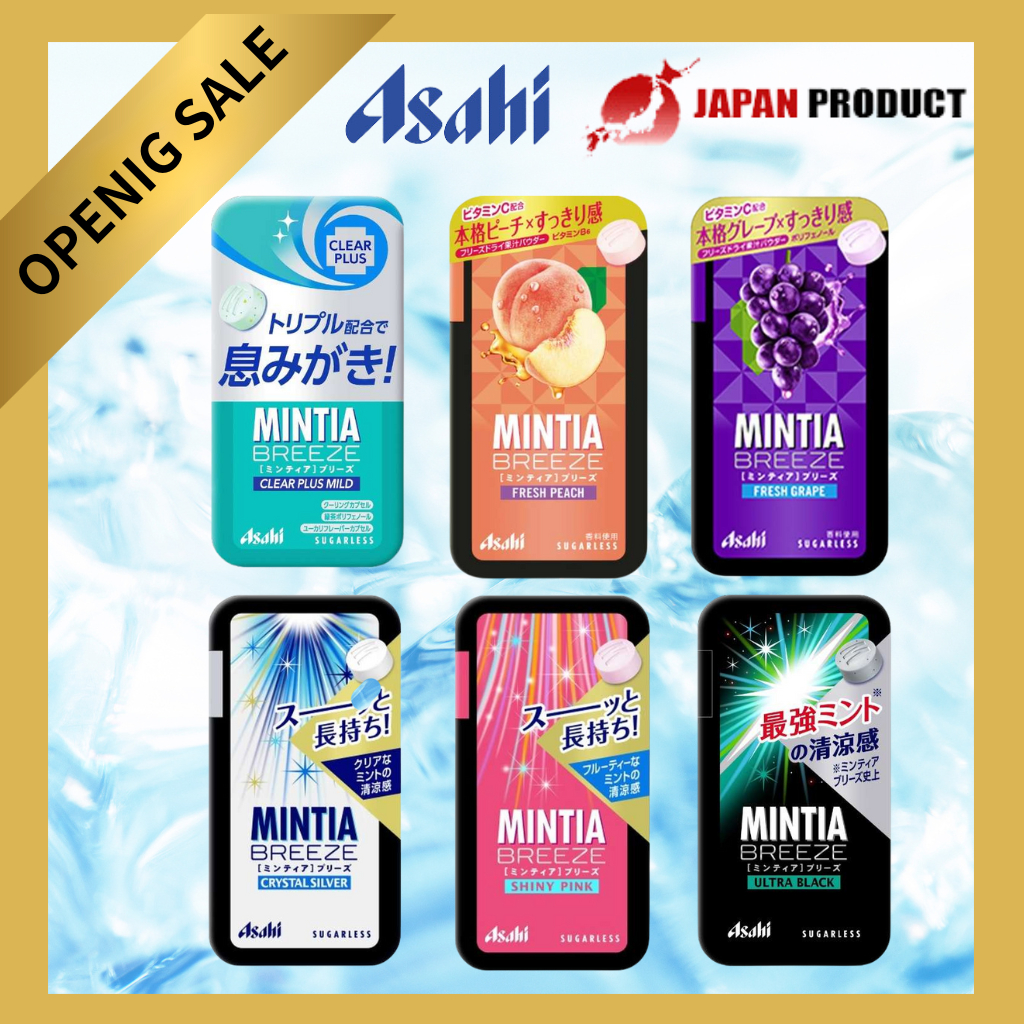 Mintia Breeze Mint Tablet Asahi 30 tablets (22g)【Direct from Japan】 | Shopee Singapore