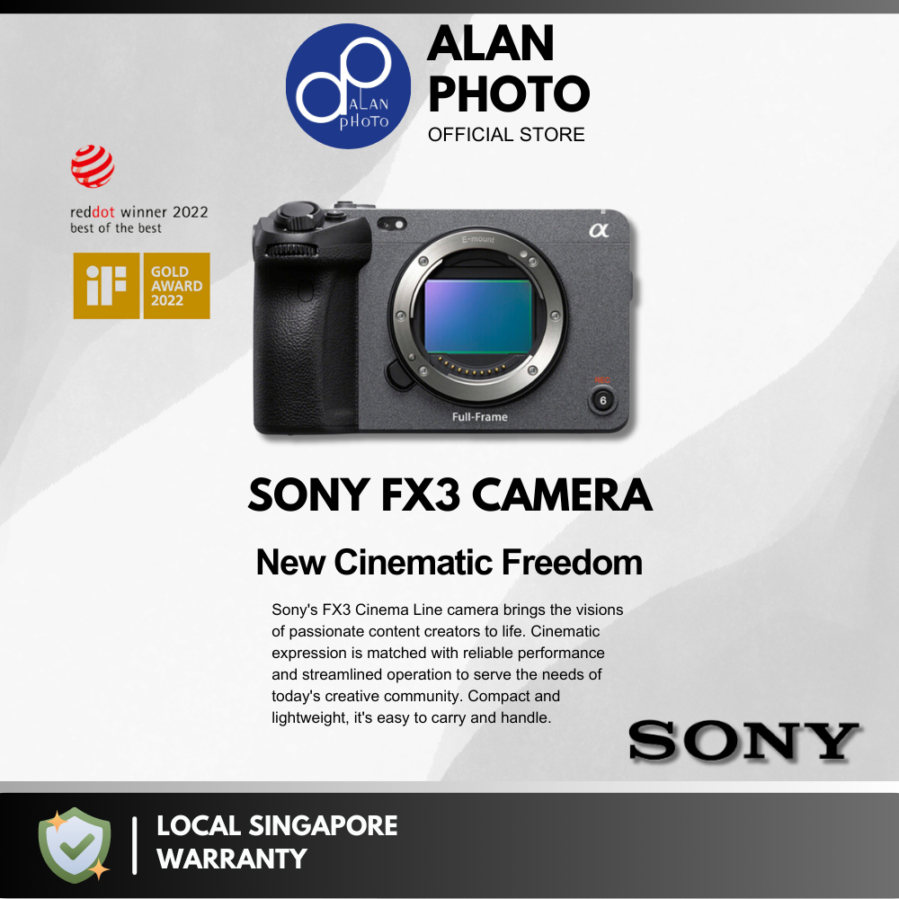 Sony FX3A / ILME-FX3A Cinema Line Full-frame camera | Sony Singapore ...