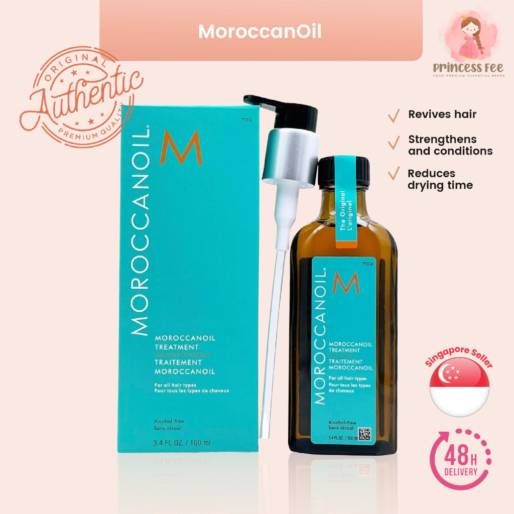 🇸🇬SG - Moroccan Oil Treatment Moroccanoil Hair Treatment Oil 100 ml | Shopee Singapore
