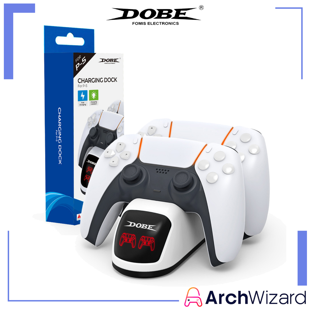 Dobe PS5 Dualsense Controller Charger 2 for PlayStation 5 TP-0515 - Charger 🍭 Playstation ...
