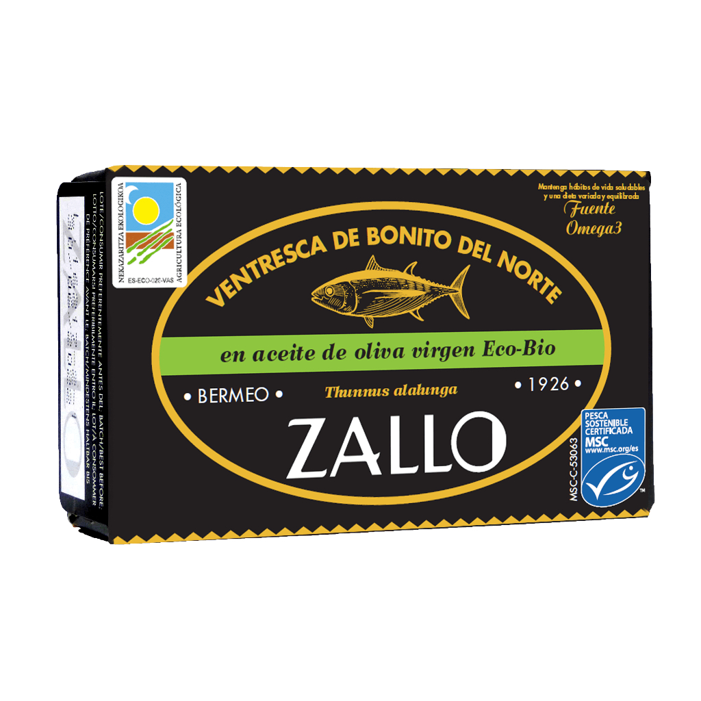 Zallo - Cantabrian White Tuna Belly In Eco Olive Oil - 112g (Costera ...