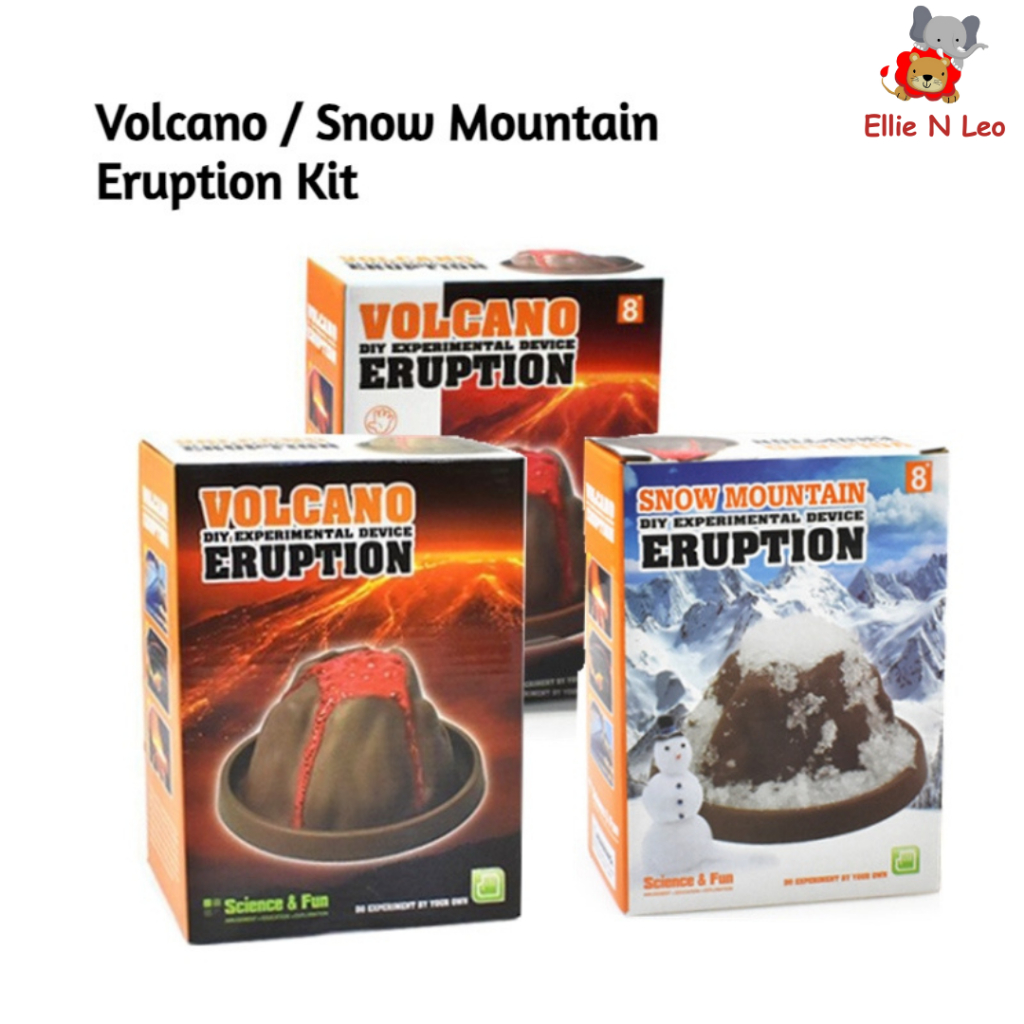 [SG Stock] DIY Volcano/Snow Mountain Eruption Kit Science Experiment ...
