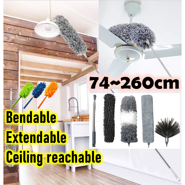Super Long duster for ceiling wardrobe fan microfiber duster 超长除尘 鷄毛撣子 ...