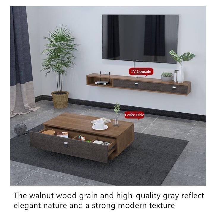 Solid Wood Wall-mounted TV Console Back Hollow Wall Mounted Tv Cabinent ...