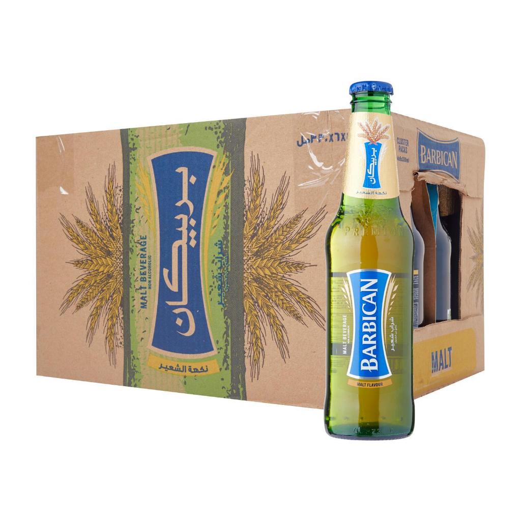 24 x 330ml Barbican Non-Alcoholic Malt Drink MALT - Halal Certified - 1 ...