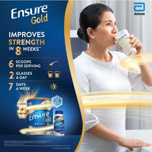 Ensure Gold Vanilla / Wheat / Coffee / Almond (800g) (Tin) | Shopee Singapore