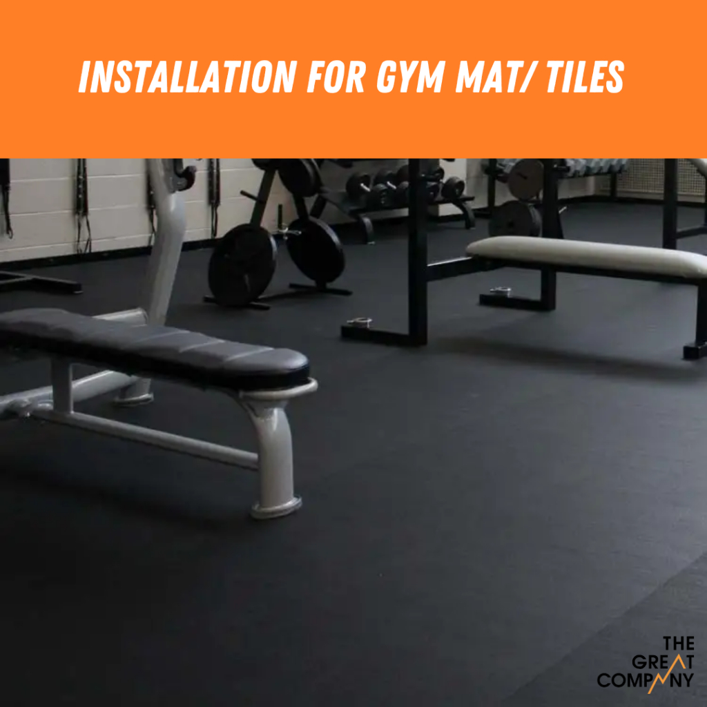 [Installation Only] 25mm Gym Mats/Tiles/Flooring - SBR Rubber EPDM High ...