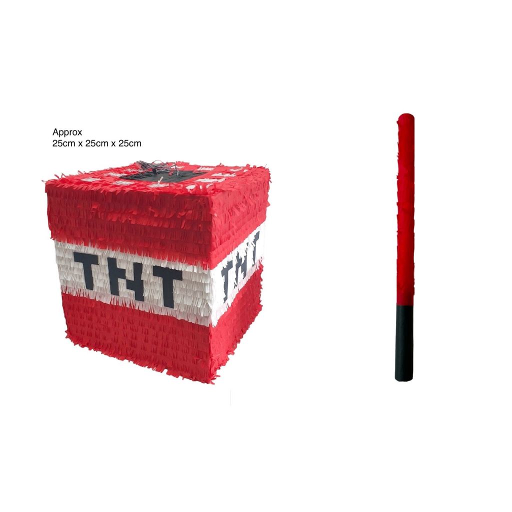 [SG SELLER] Pinata TNT Minecraft XL Size Party Packs Birthday ...