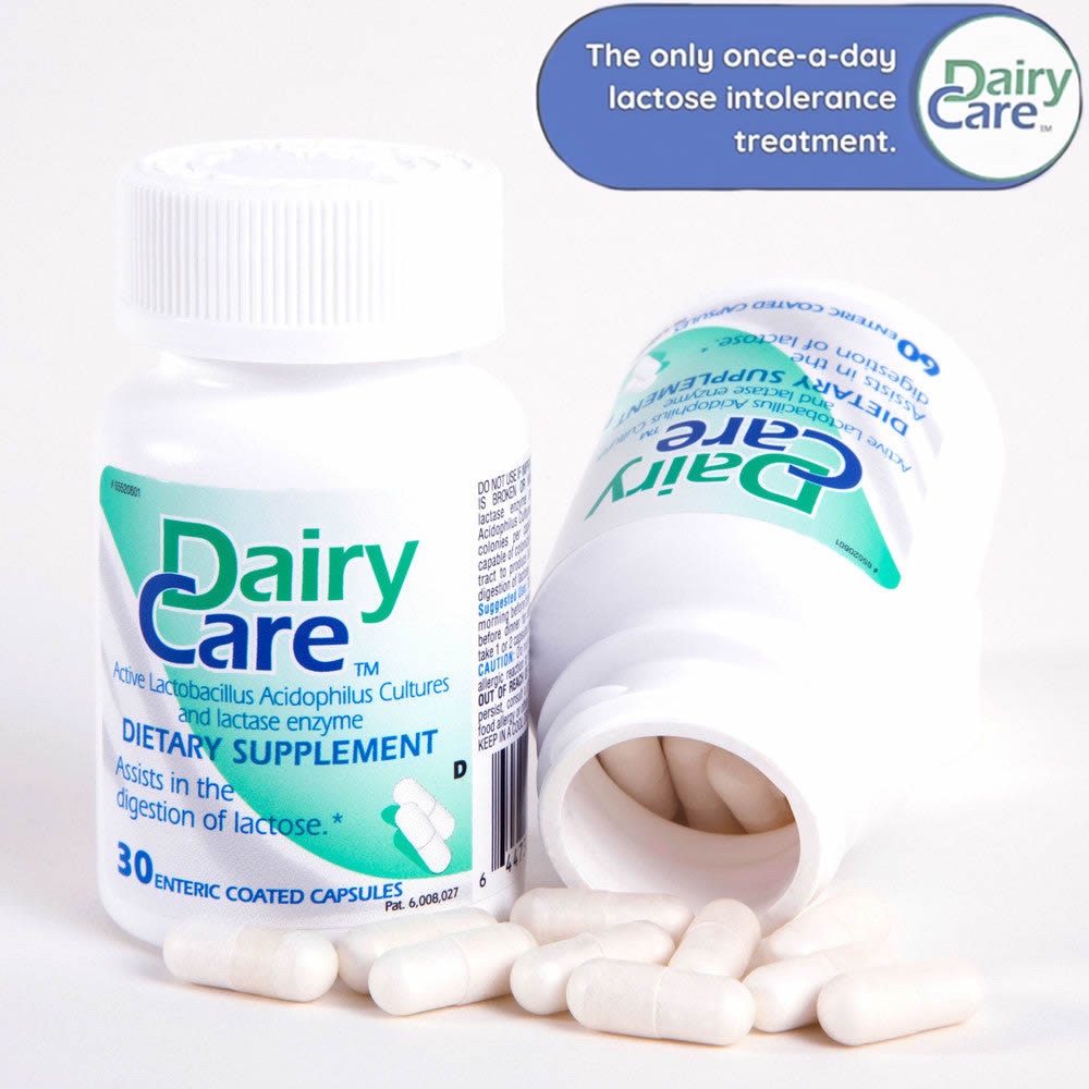 DairyCare Lactase Supplement 60 Capsules *24 HOURS PROTECTION* | Shopee ...