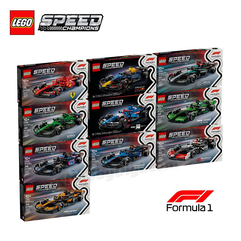 LEGO Speed Champions Ultimate Formula 1 77242 77243 77244 77245 77246 ...