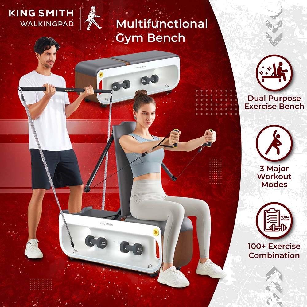 Kingsmith Multifunctional Gym Bench ★ Workout Bench ★ Dumbbell Bench ...