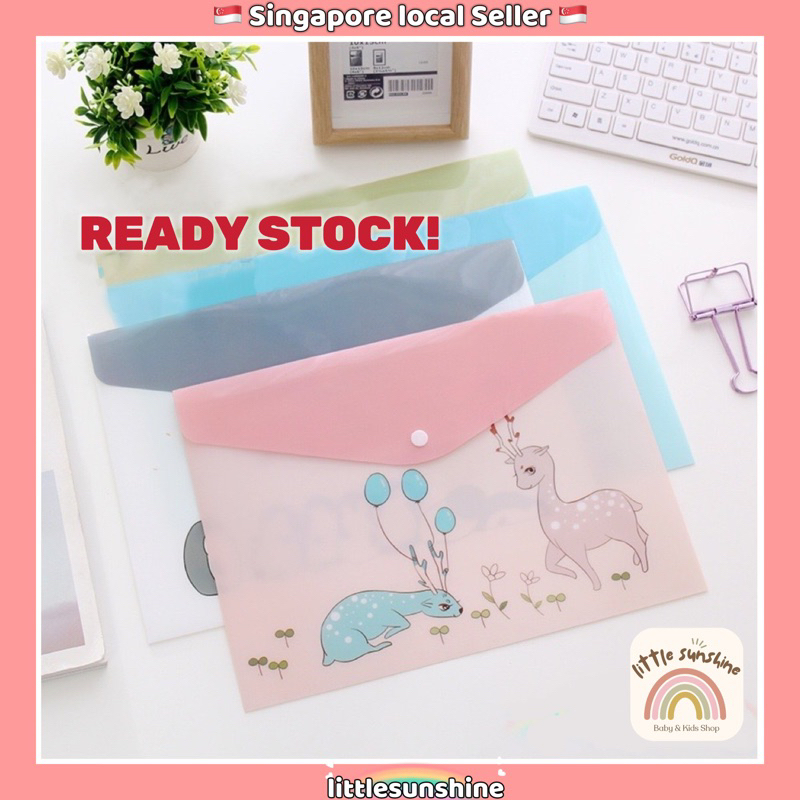 A4 PVC File Children Worksheet File Holder Stationery Storage Children ...