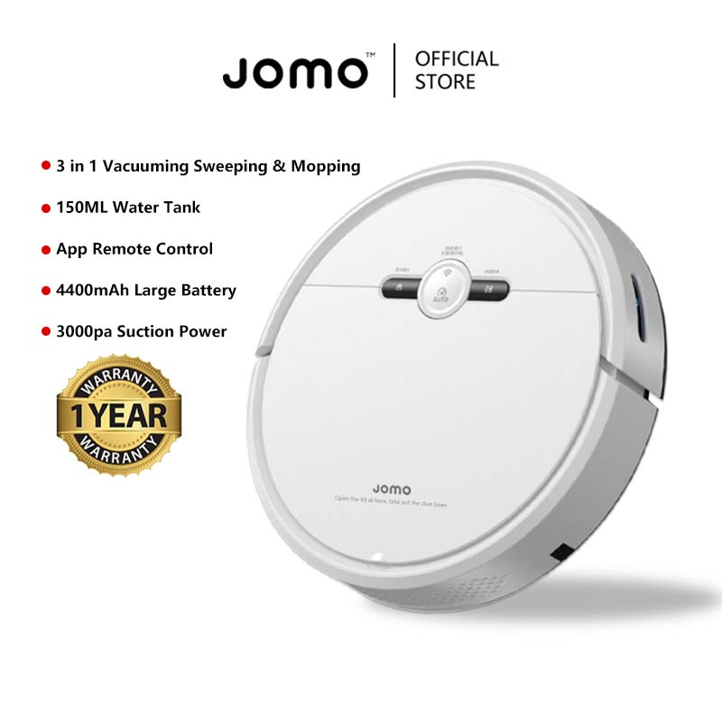 JOMO 3-in-1 Smart Robot Vacuum & Mop with Water Tank Smart Wifi ...