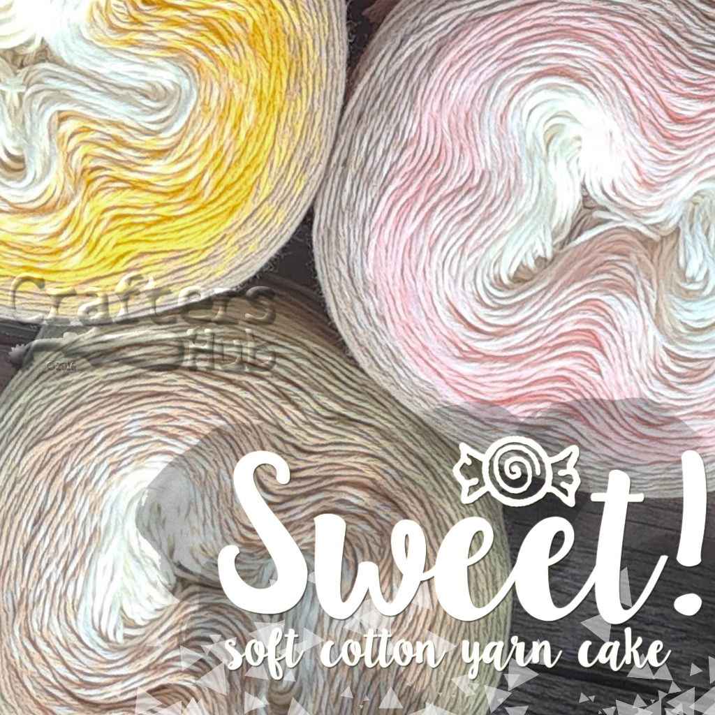Sweet! (9-ply) 250g soft cotton gradient yarn | Shopee Singapore