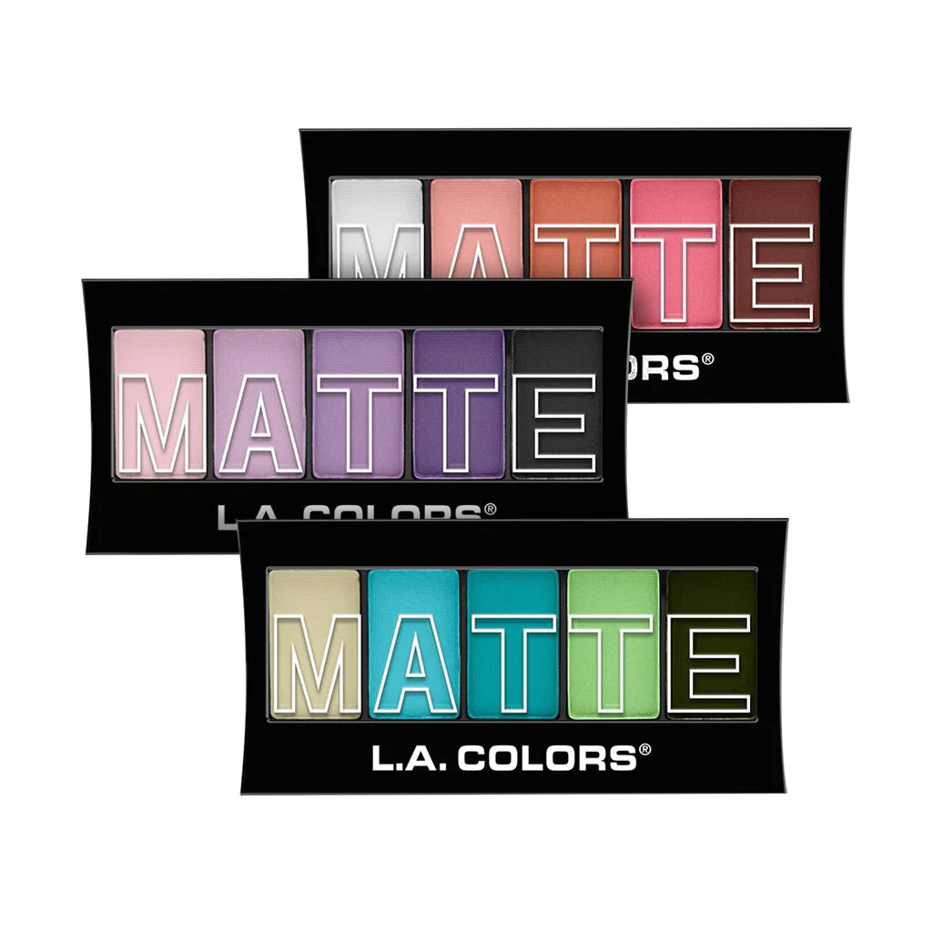 LA COLORS 5 Color Matte Eyeshadow Palette | Shopee Singapore
