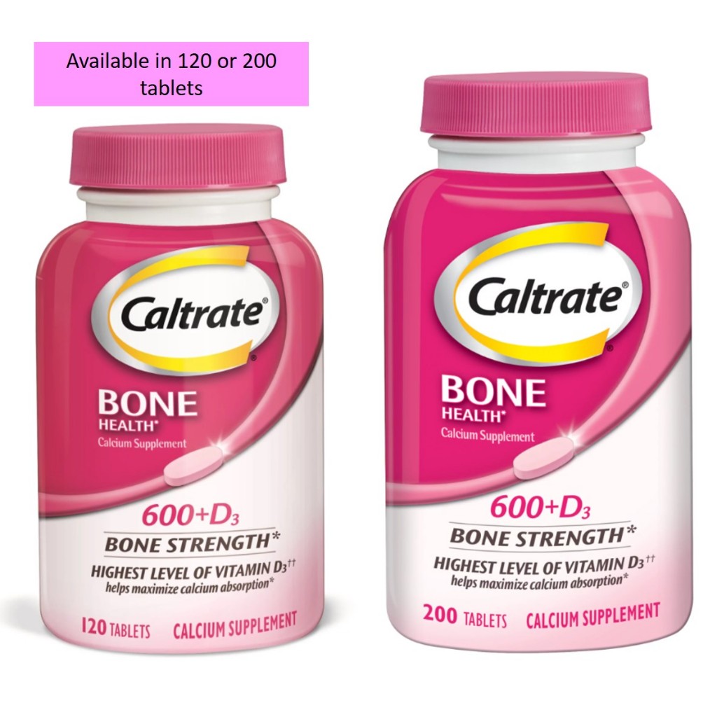 Caltrate 600+ D3 Calcium and Vitamin D Calcium Supplement Tablets - 120 ...