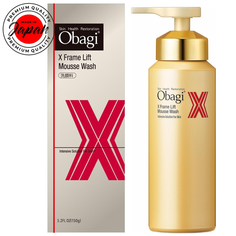 Obagi X Frame Lift Mousse Wash 150g (carbonated foam face wash) Free ...