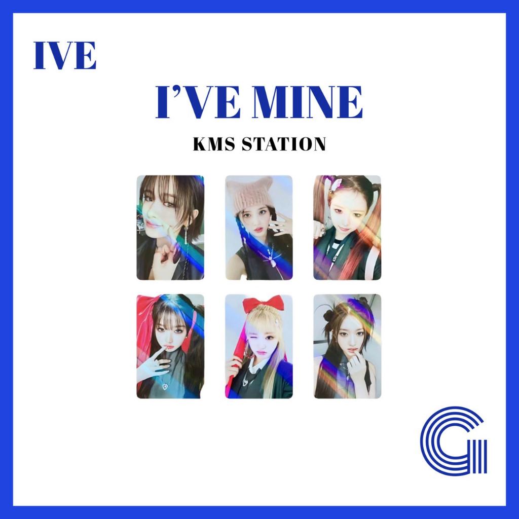 【KMSTATION】 IVE - THE 1st EP [I'VE MINE] PHOTOCARD | Shopee Singapore