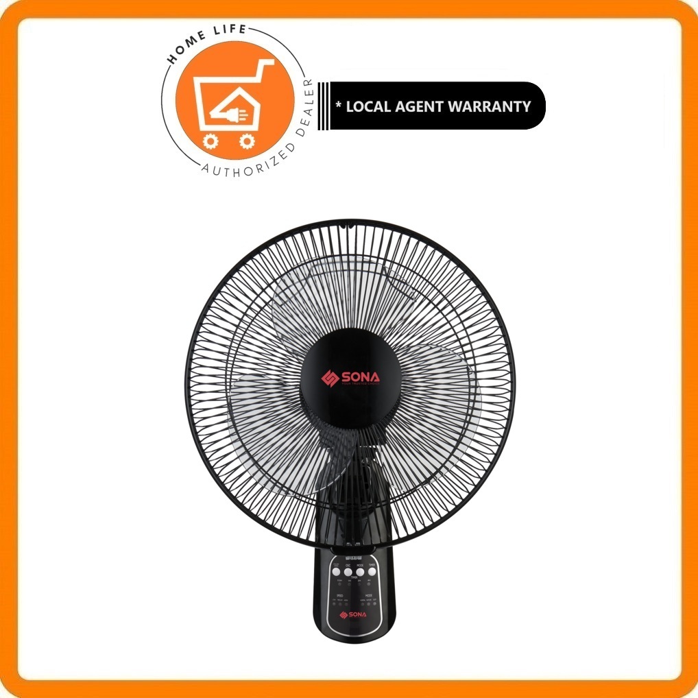 Sona SFW 1503 | SFW1503 12 Inch Wall Fan with Remote | Shopee Singapore