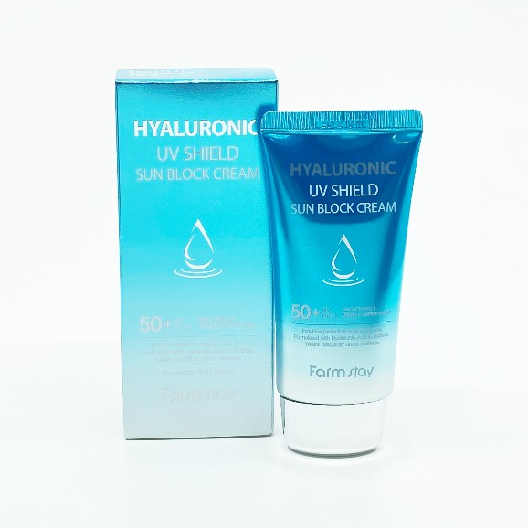 Farmstay ~ Hyaluronic UV Shield Sun Block / Sunscreen Cream ~ 50+ SPF ...