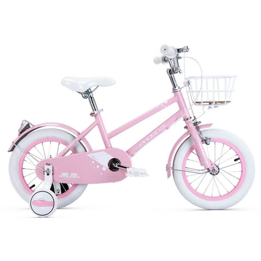 Children’s Bicycle 14-16-18 Inch Kids Bike with 2 Training Wheels and ...