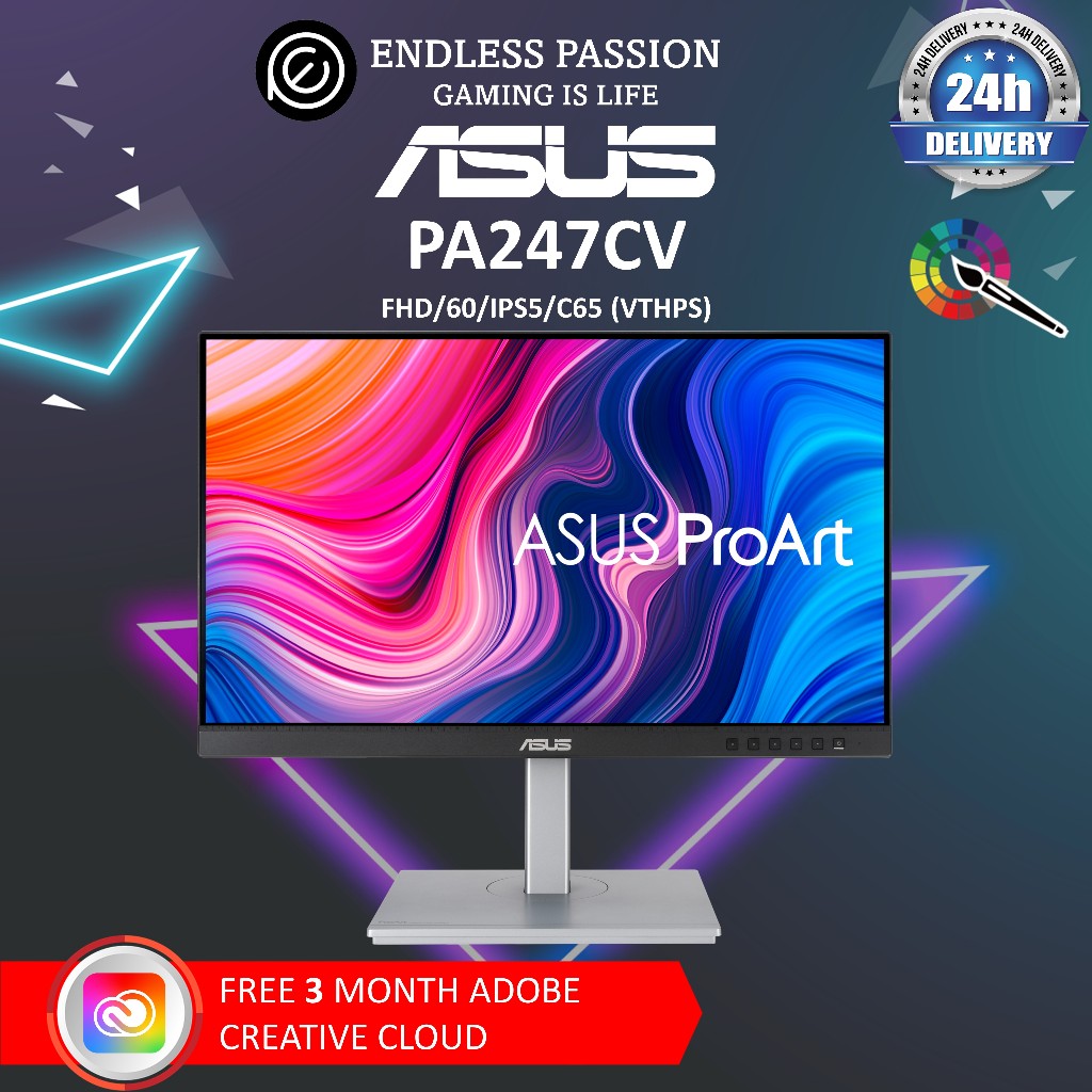 Asus ProArt Display PA247CV 23.8" Professional Monitor | Shopee Singapore