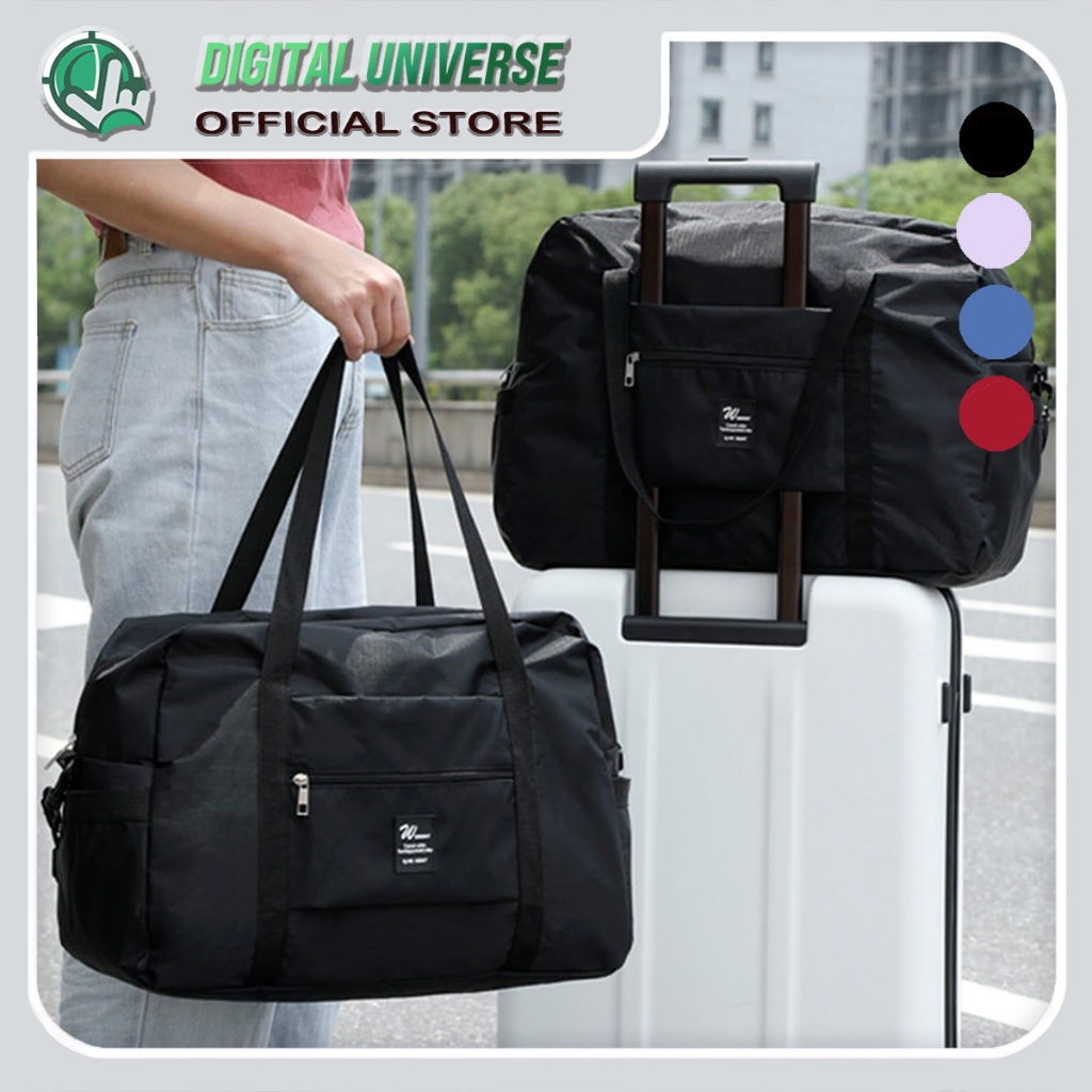 Nylon Foldable Travel Bag Large Travel Luggage Bag Carry Holdall Bag ...