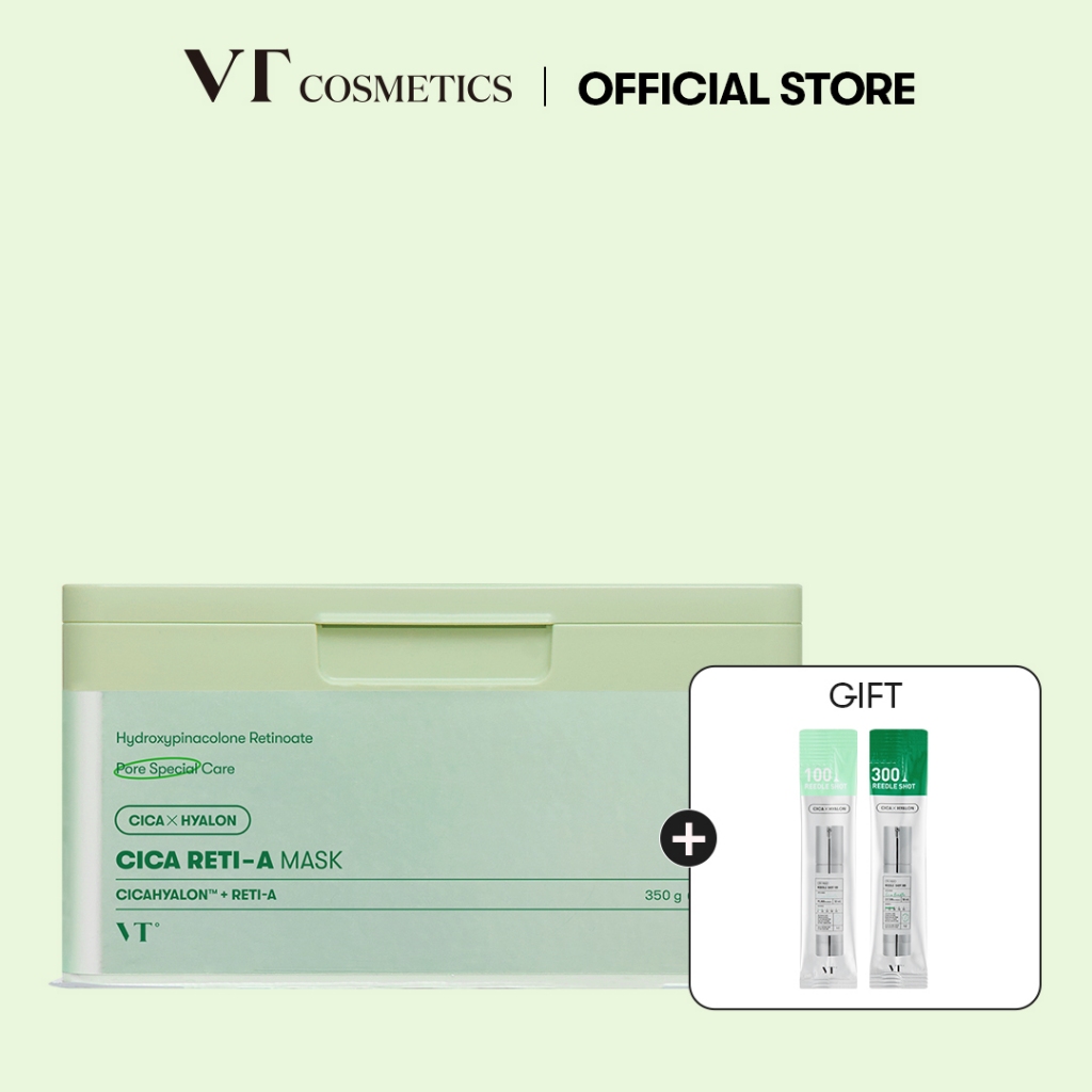[VT COSMETICS] Cica Retinol Essence 0.1/ Cream 0.05 / Reti-A Mask 30pcs / Reti-A Seven days Mask ...