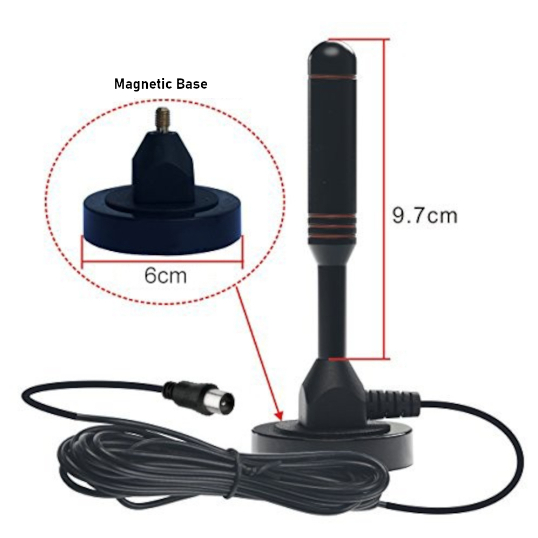 Singapore Digital TV Antenna 36dBi 5 Metres High Gain Active Antenna ...